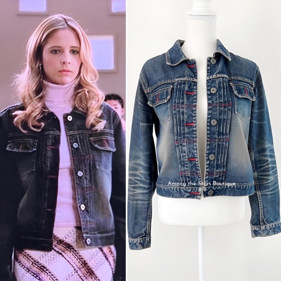Jackets & Coats | Vintage Early 200s Denim Jacket Aso Buffy Summers In ...